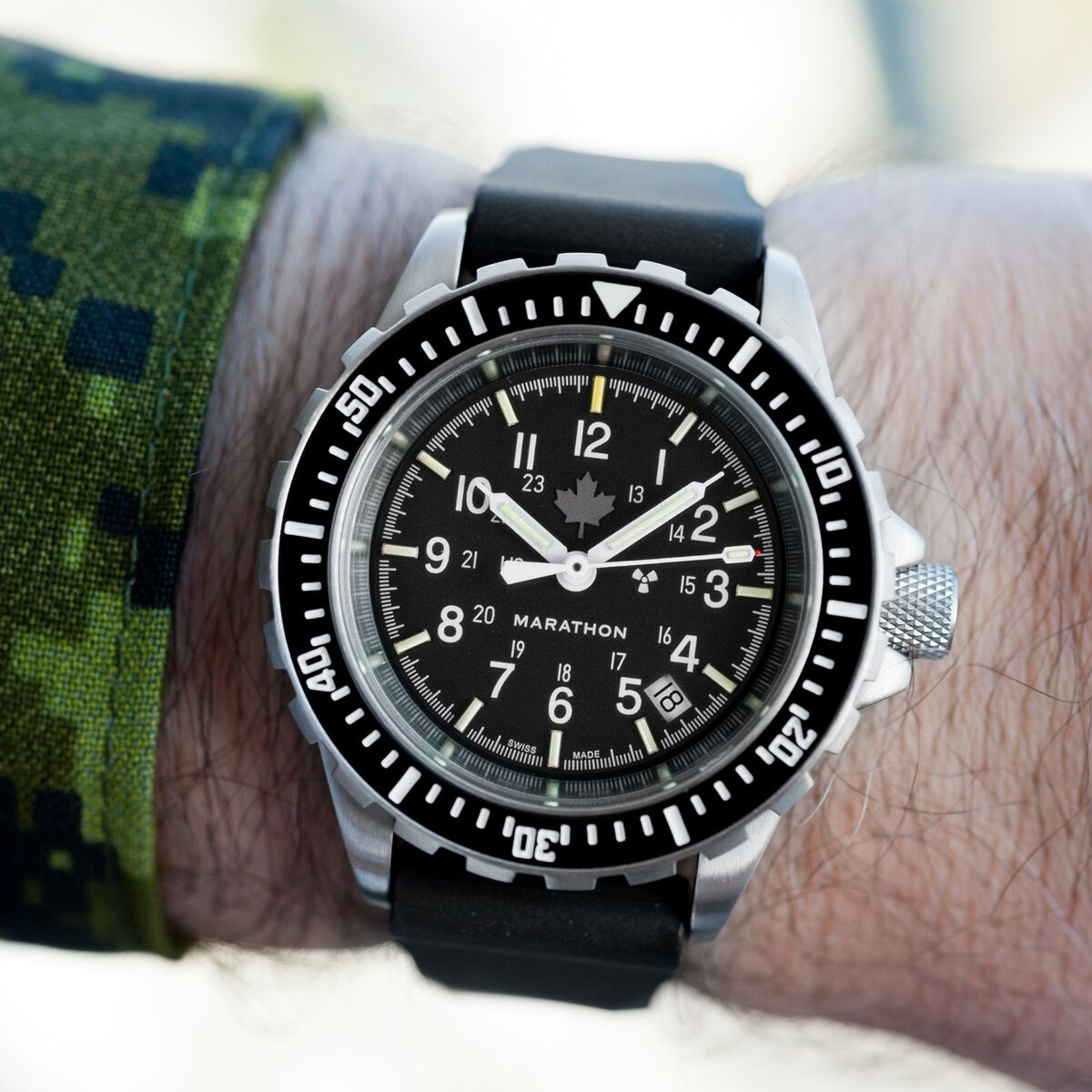 Marathon GSAR Search and Rescue Dive Watch - Grey Maple | Marathon ...