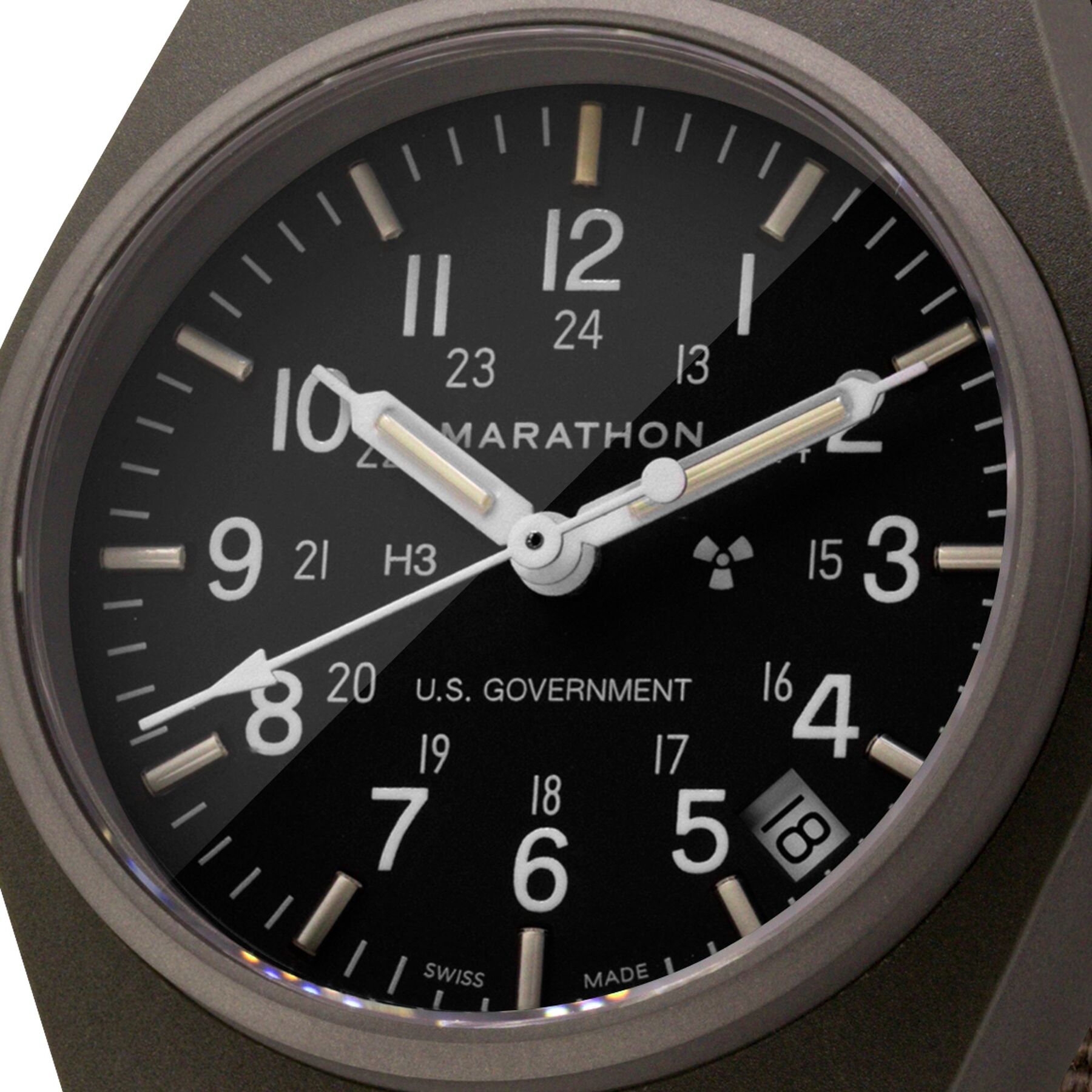 Marathon GPQ-Date Sage Green Field Watch | Marathon Watch | Suvretta ...